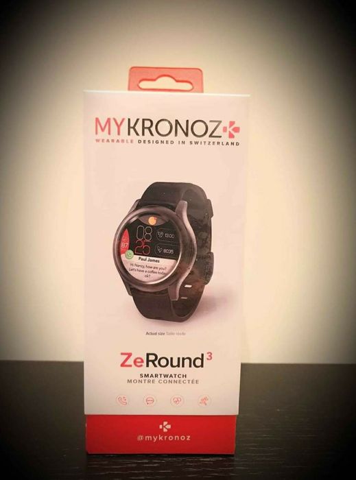 NOVO - Relógio Smartwatch MY KRONOZ ZeRound3 Preto São Domingos de ...
