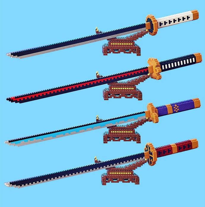 Anime One piece самурайский меч катана лего аниме katanalo lego Зоро ...