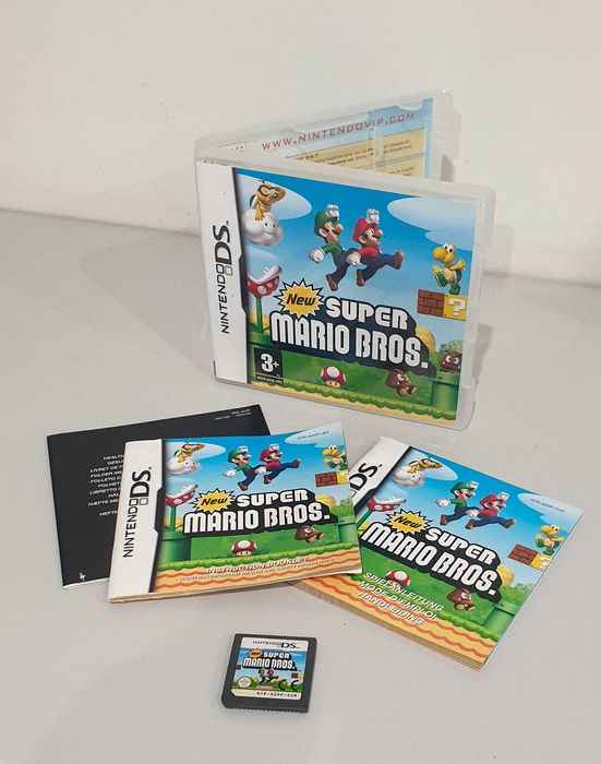 Gra Nintendo DS New Super Mario Bros Angielska sprawna Komplet 3ds 2ds ...
