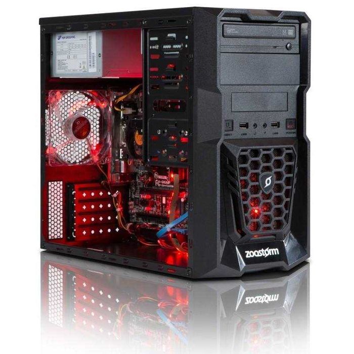 ZooStorm Tempest (red) Amd A8-5500, 8Gb Ram Integrated Radeon HD7560D ...