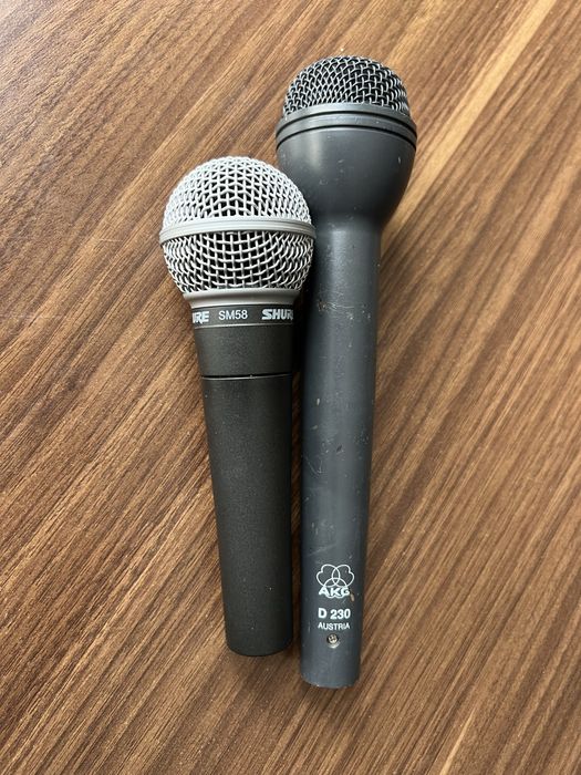 Мікрофон Shure SM58, AKG D230: 1 200 грн. - Студійне обладнання Київ на Olx