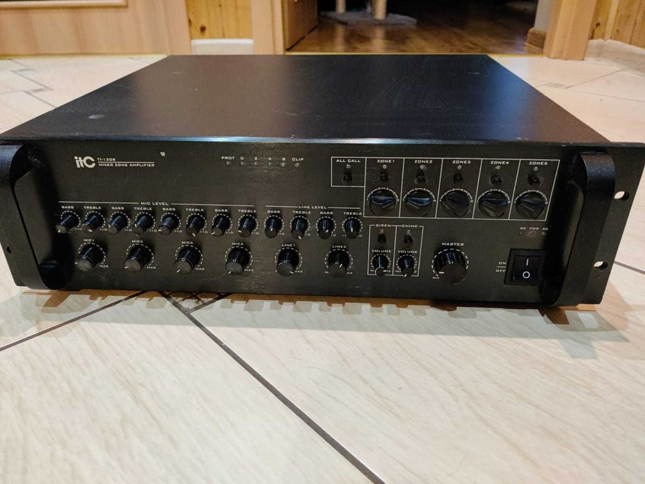 ITC TI-120 Wzmacniacz miksujący 5-strefowy 120W Ostrzeszów • OLX.pl