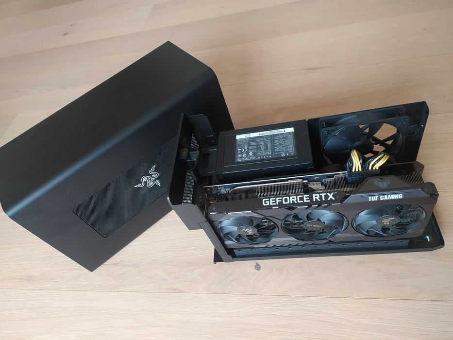 Razer Core X Chroma+ASUS GeForce RTX 3080 (eGPU/zewn. karta graficzna ...