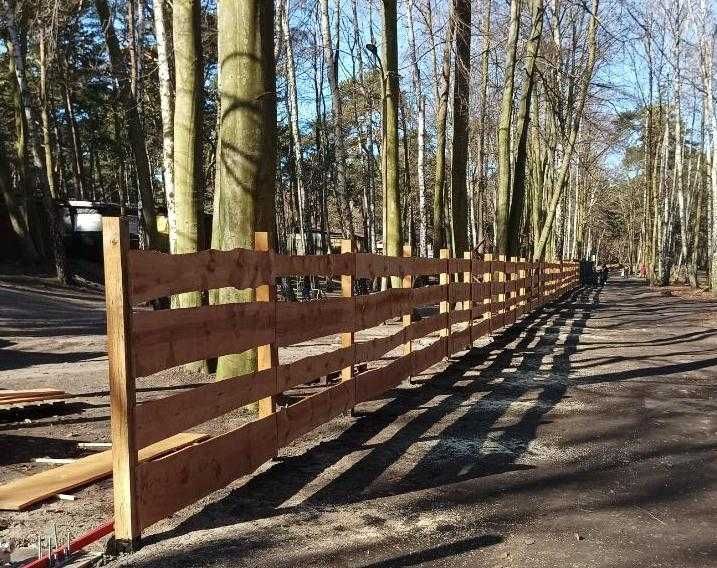 Ogrodzenie ranczo plot wiejski drewniany Zielona Góra • OLX.pl