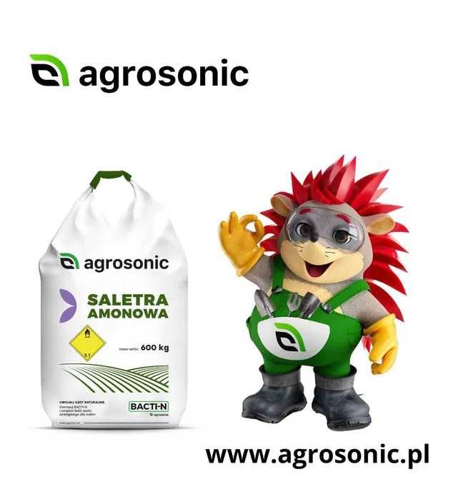 Agrosonic Saletra Amonowa Skuteczny nawóz azotowy N34 DROBNA GRANULA Juchnowiec Kościelny • OLX.pl