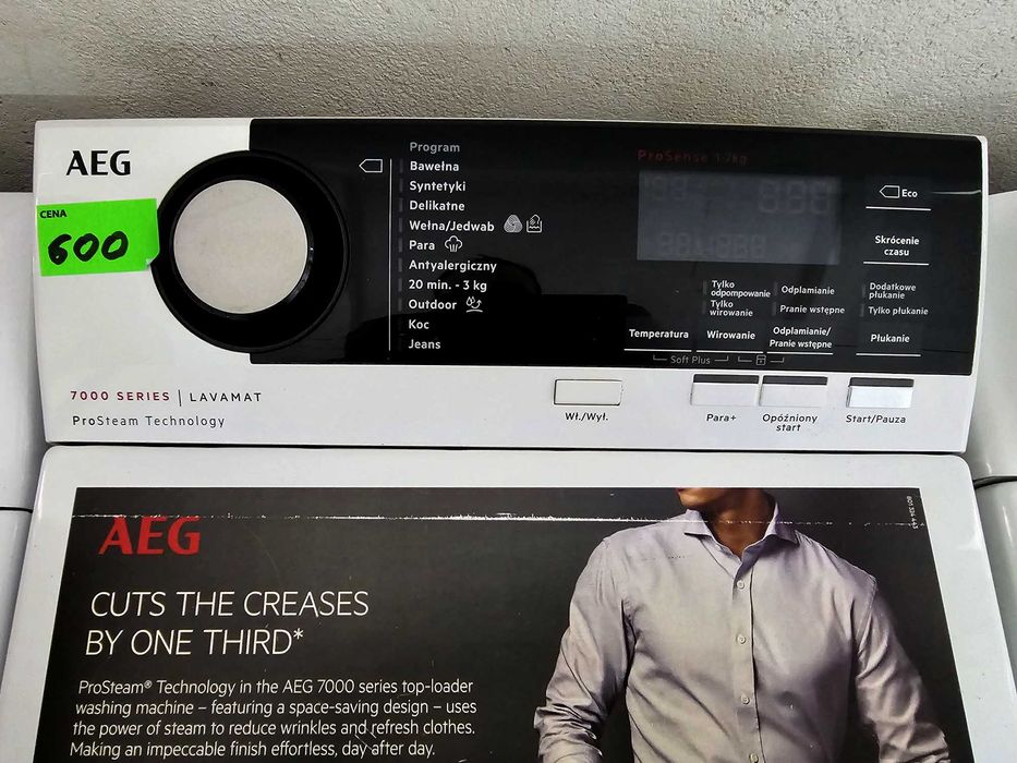 Pralka ładowana od góry AEG ProSteam® 7000 7 kg | 1200obr/min Dzierżoniów • OLX.pl