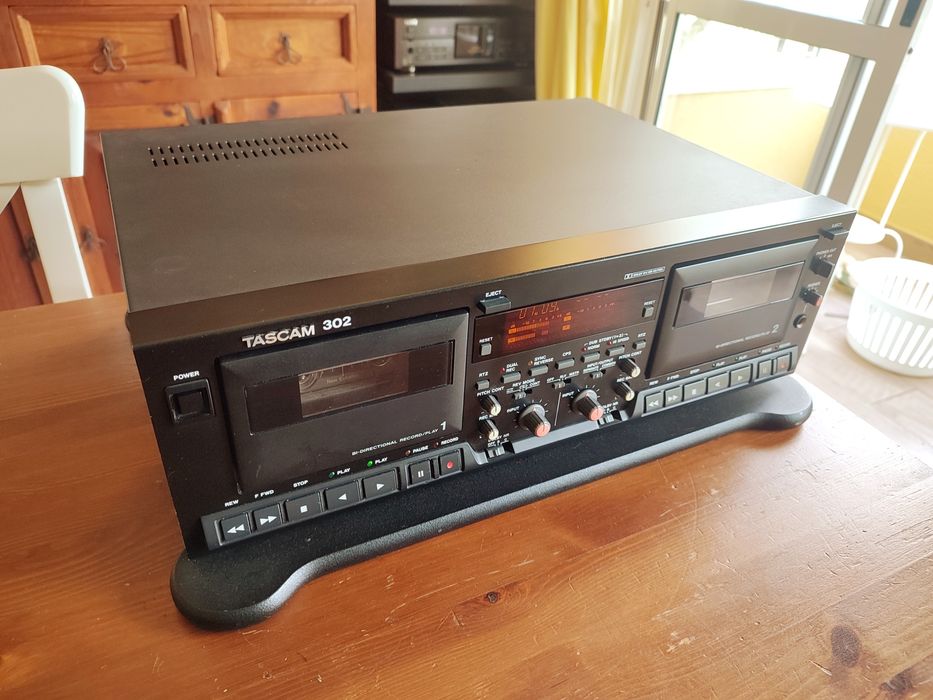 Tascam 302 Deck de Cassetes Duplo Impecável! Cascais E Estoril • OLX.pt