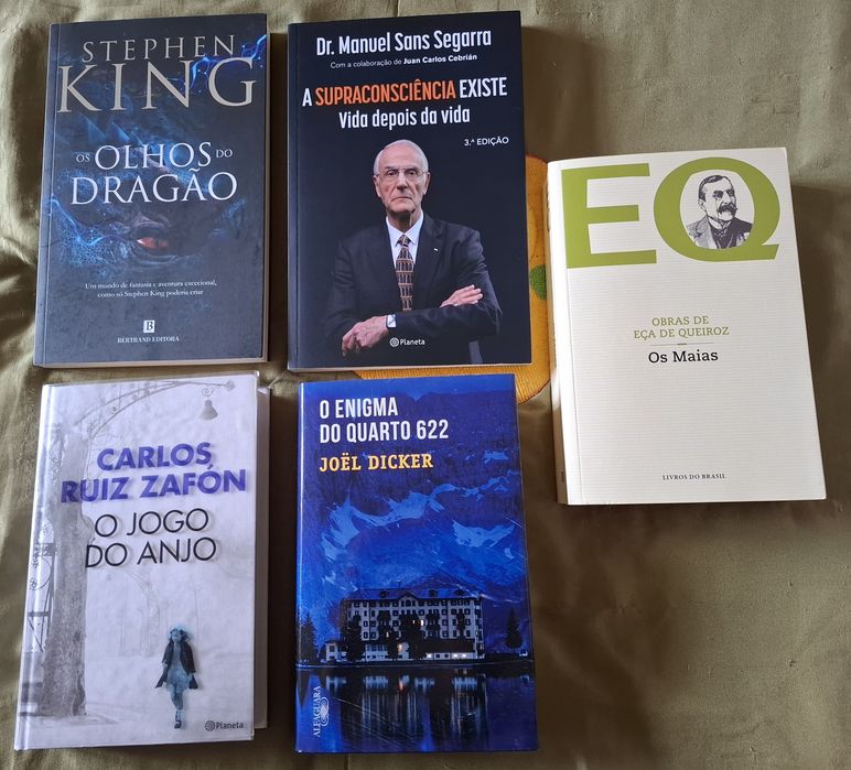 Pack 5 livros -NOVOS (portes incluídos) Cinfães • OLX.pt