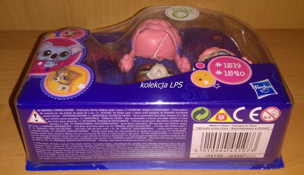 LPS ZESTAW dog #1519 UNIKAT Littlest Pet Shop oryginalny NOWY oryginał ...