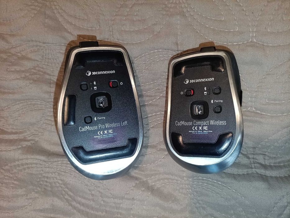 3dconnexion CadMouse Compact Wireless и CadMouse Pro Wireless Left: 2 ...