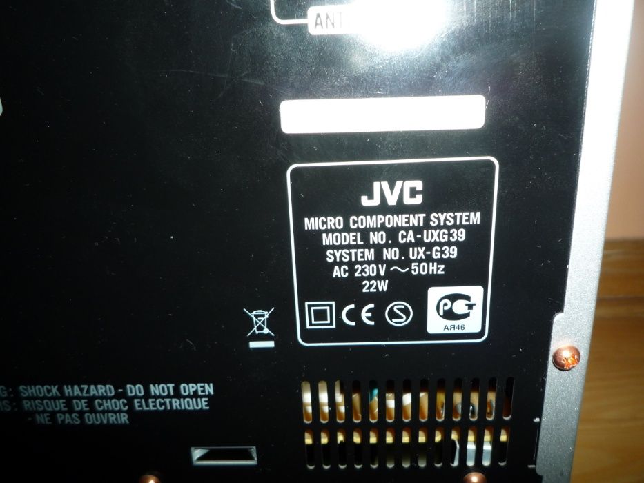 Mini wieża JVC UX-G39 + kolumny + PILOT RM-SUXG38R Warszawa Praga ...