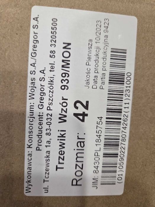 Trzewiki wojskowe 939A/MON roz. 42 Łomża • OLX.pl