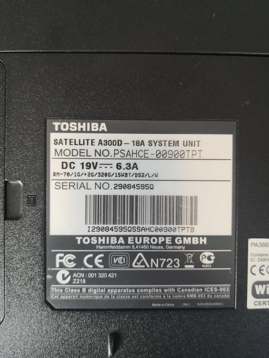 Toshiba Satélite A300D Charneca De Caparica E Sobreda • OLX.pt