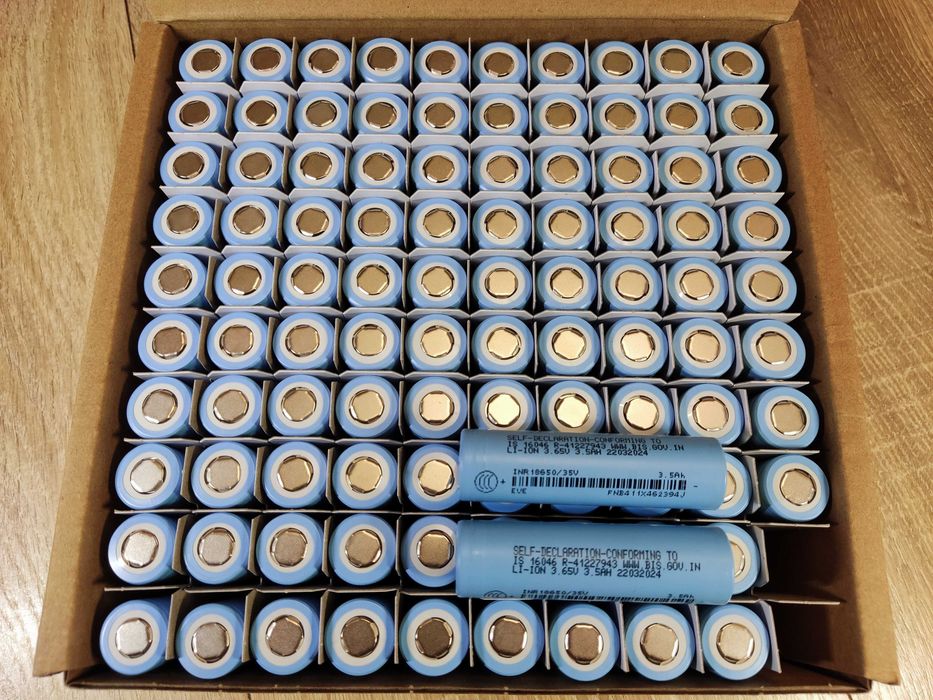 НОВЫЕ. Аккумуляторы 18650 21700. EVE 26V 25P 33V 35V 50E. BAK CL CNP ...