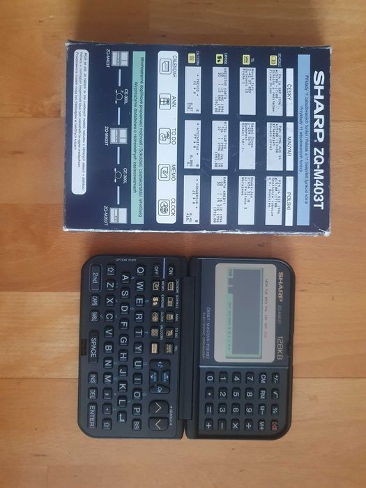 Elektroniczny notes Sharp ZQ-M403T uszkodzony Warszawa Praga-Południe ...