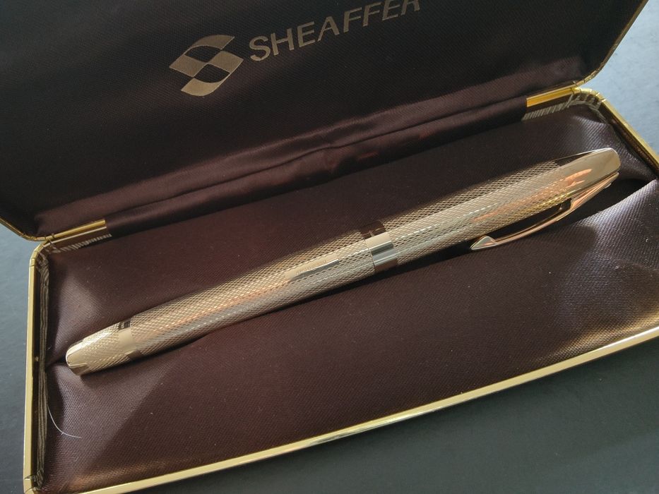 Pióro wieczne Sheaffer lite złoto NOS Ujście • OLX.pl