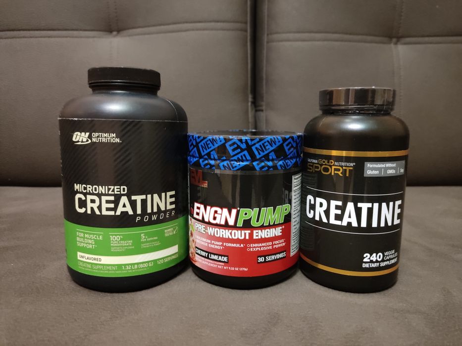 Креатин Optimum Nutrition, California GOLD Nutrition, ENGN Pump: 200 ...