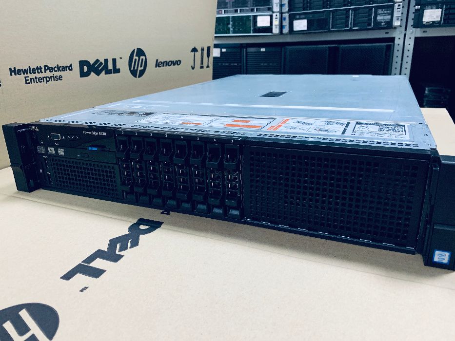 Сервер DELL Poweredge R730 2x E5-2680 V4 RAM 128Gb 2x400 SSD SAS: 33 ...