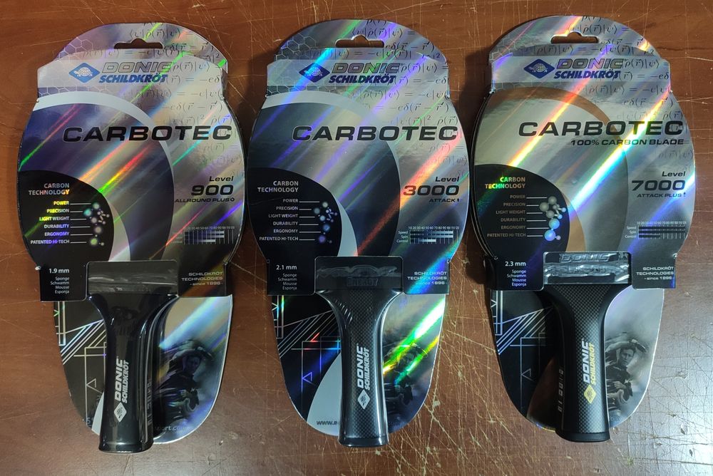 Ракетка настільний теніс Donic Carbotec 7000 / 3000 / 900: 2 200 грн ...