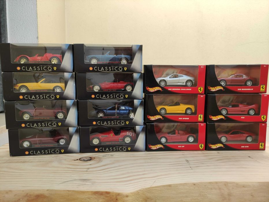 Coleções Completas (Shell) de Carros Ferrari 1/24 Pinhal Novo • OLX.pt