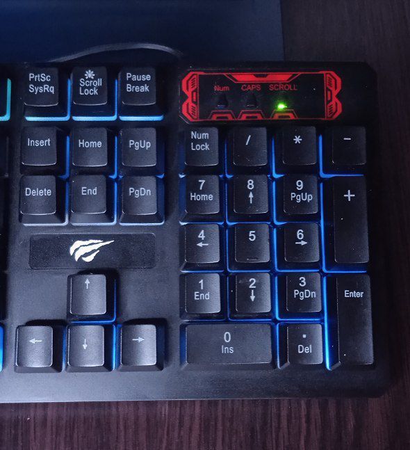 Клавіатура з кольоровою підсвіткою HAVIT HV-KB421L: 290 грн. - Інше Київ на Olx