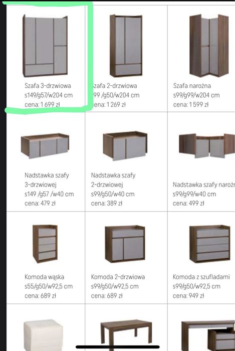 Meble sypialnia biurko VOX InBox Buk • OLX.pl