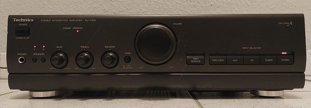 TECHNICS SU-V300 Wzmacniacz Stereo Integrated Amplifier 110W ...