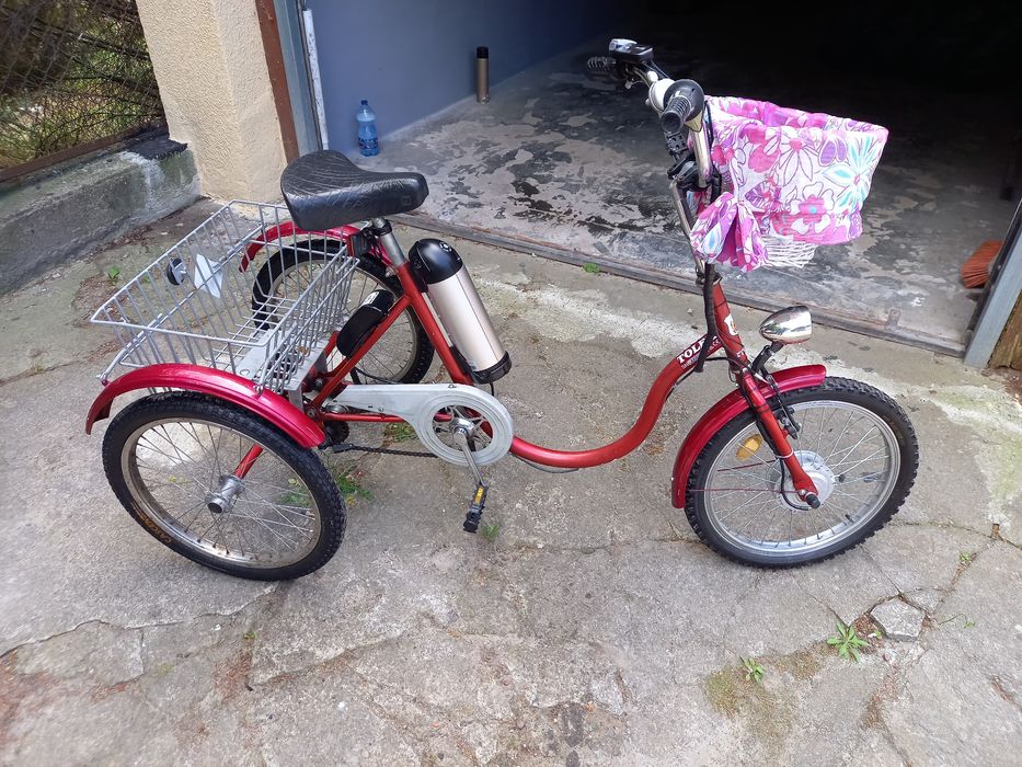 Rehabilitacyjny rower trójkołowy elektryczny Tolek Gryfice • OLX.pl