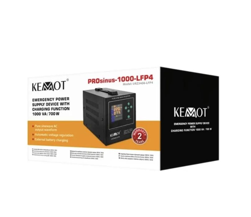 Ups Kemot ProSinus 1000 + акум Power Queen 100Ah 12v: 23 900 грн ...