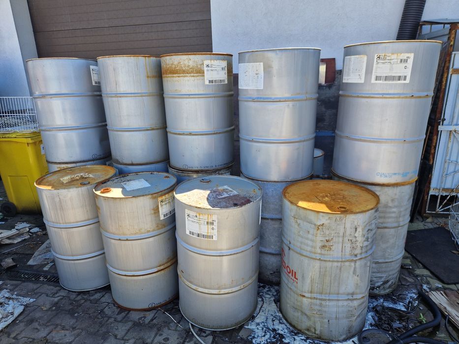 BECZKA METALOWA BECZKI 200L 208L paliwo olej woda szambo wędzarnia Zabrze • OLX.pl