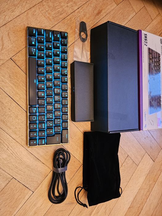 Cooler Master SK-622 SK622 SK 622 Red Switch Klawiatura mechaniczna ...