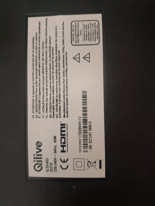 TV plasma Qlive peças Malagueira E Horta Das Figueiras • OLX.pt