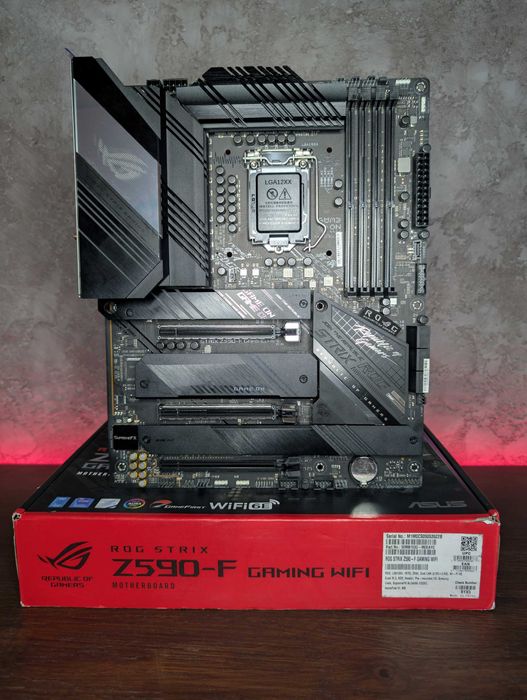 Asus Rog Strix Z590-F Gaming Wifi (lga1200) 10-11 Покоління Intel: 6 ...