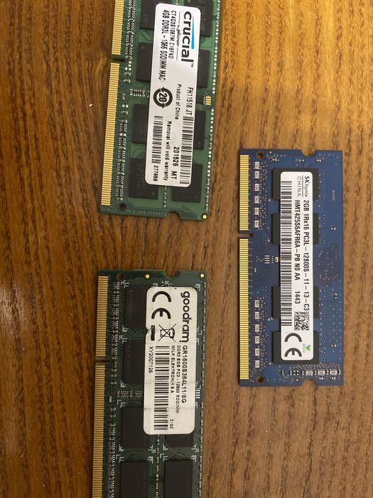 Оперативная память 150 грн Комплектуючі та аксесуари Київ на Olx