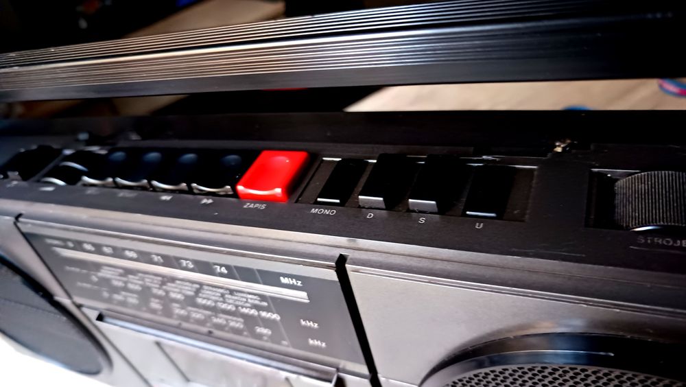 UNITRA ZRK RMS 475 Kasprzak Radiomagnetofon PRL Kaseciak Boombox ...