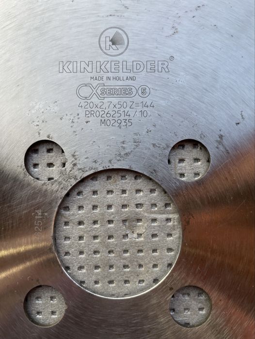 Твердосплавна дискова пила KINKELDER 420x2,7x50 Z=144: 8 500 грн ...