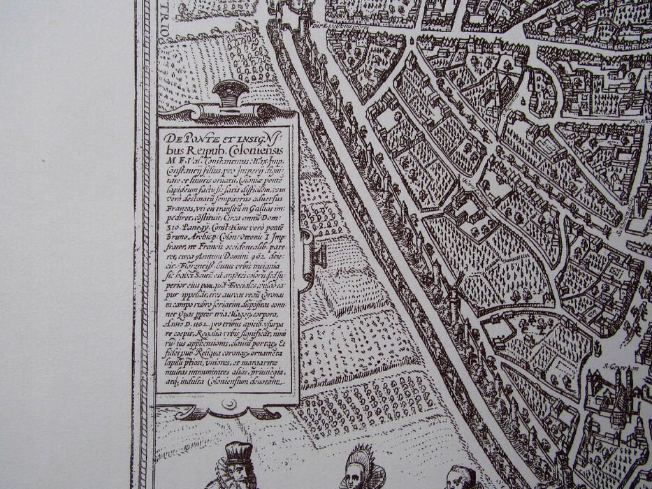 Kolonia 1547 r stara mapa widok papier czerpany 23 Bielawa • OLX.pl