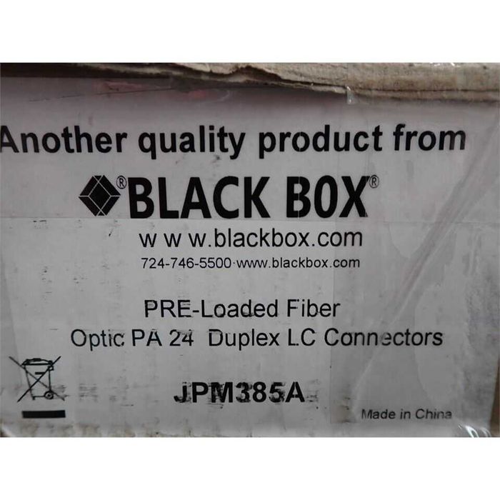 Патч панель оптична Black Box JPM385A 1U Loaded, LC 24 Duplex: 5 500 ...