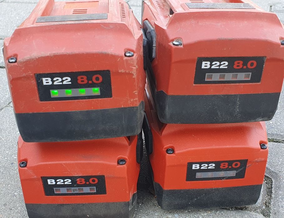 Bateria Hilti B22 8.0 AH LI-ION CPC AG 125 SF6 akumulator te4 Chojnów • OLX.pl