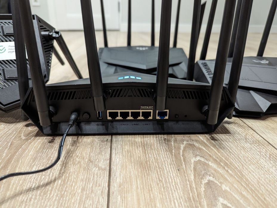 Маршутизатор Asus TUF Gaming AX5400 WiFi 6 Gaming Router RGB AI Mesh: 2 ...