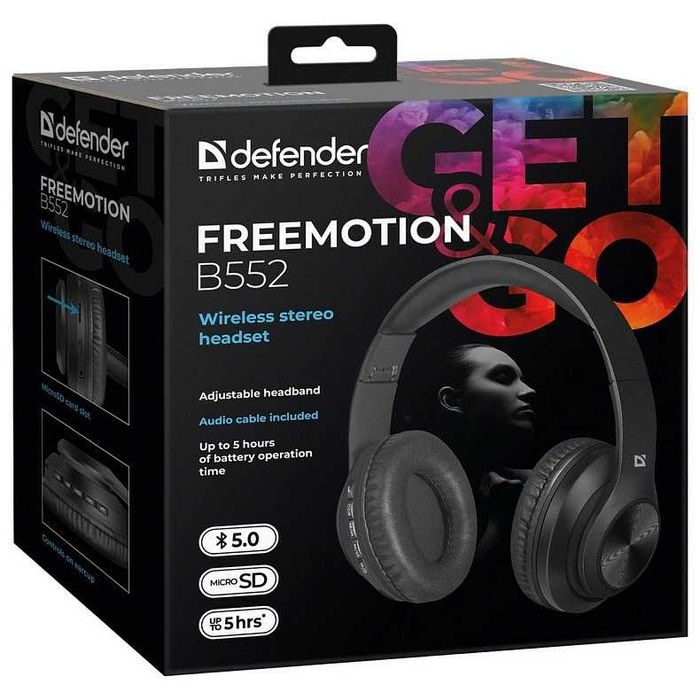 Наушники DEFENDER FreeMotion B552 (с MicroSD): 555 грн. - Навушники Кривий Ріг на Olx