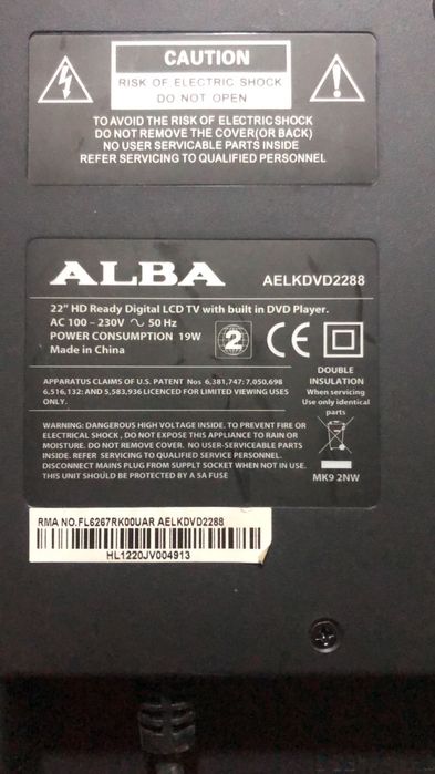 Телевізор Alba led 22 дюйми: 1 800 грн. - Телевізори Львів на Olx