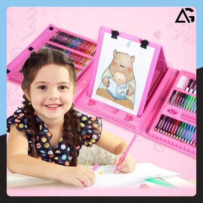 Mega Zestaw do Rysowania 208 el. – Walizka + Tablica Wyszków • OLX.pl