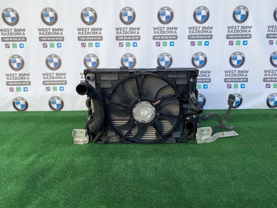 Касета радиаторов BMW F10 радиатор БМВ Ф10 535 N55 радіатор вентилятор ...