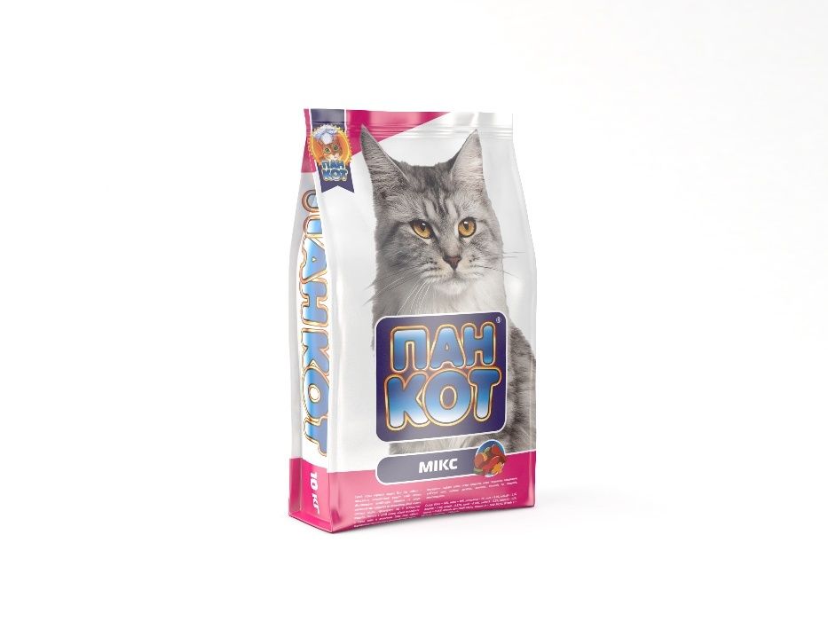 Корм для котов Пан Кот рыба, говядина,микс 10 кг: 610 грн. - Зоотовары ...