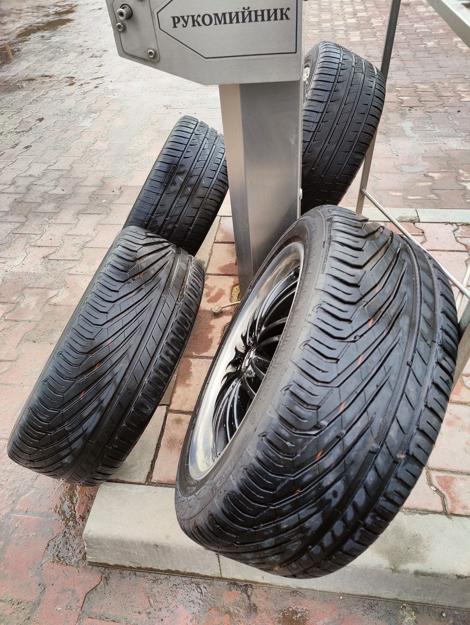 Диски з резиною R18 5/120 8j полка bmw vw transporter: 5 000 грн ...