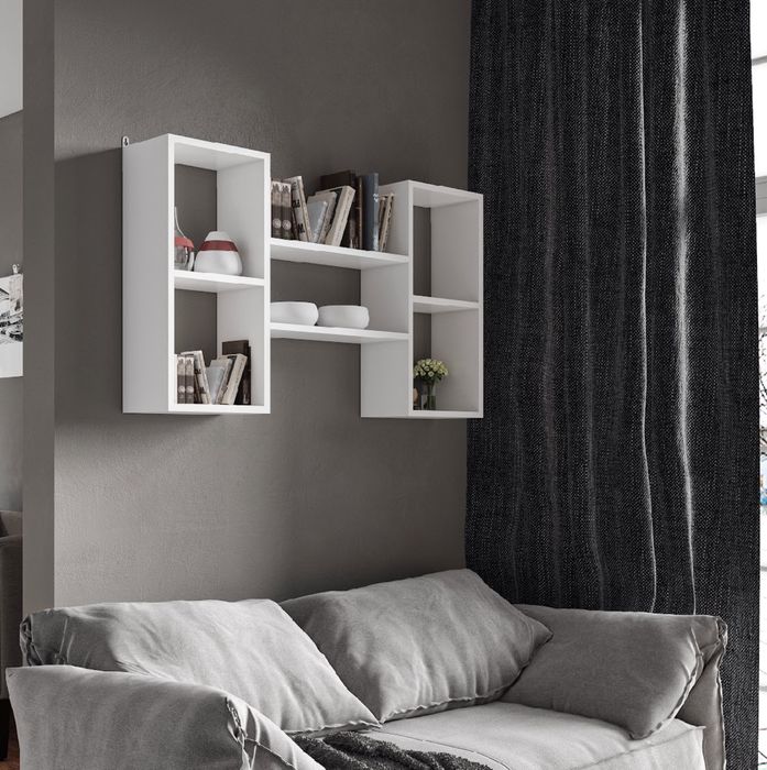 Полка настенная для книг Поличка навісна Полиця настінна Стелаж 420 грн Меблі для спальні