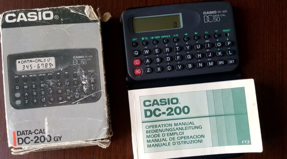Kultowy kalkulator Casio Japan Data-Cal DC-200GY PRL Zbąszynek • OLX.pl
