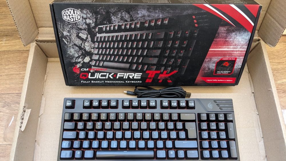Механічна дротова клавіатура Cooler Master CM Storm Quickfire TK: 800 ...