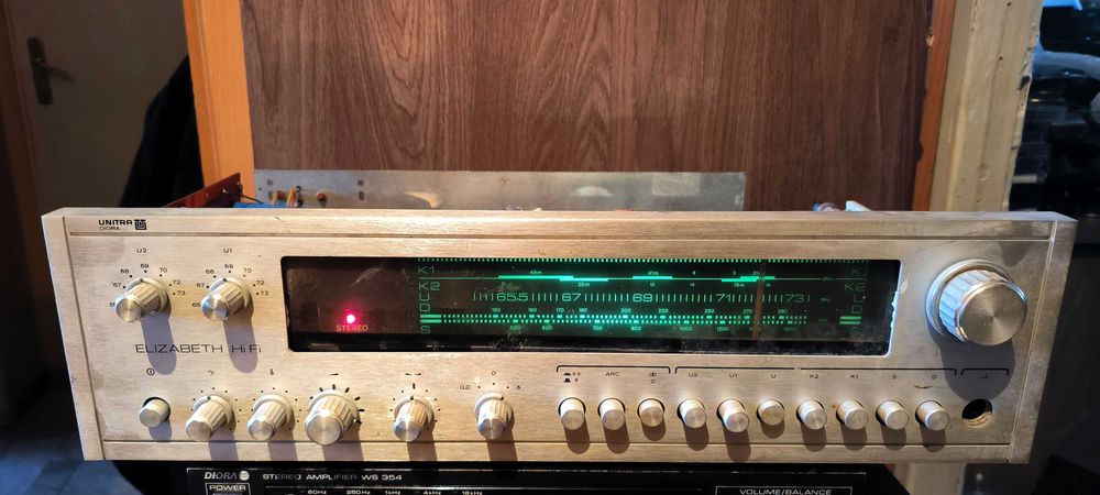 Amplituner Elizabeth DSH 101 Unitra-Diora sprawny i oryginalny Sanyo ...